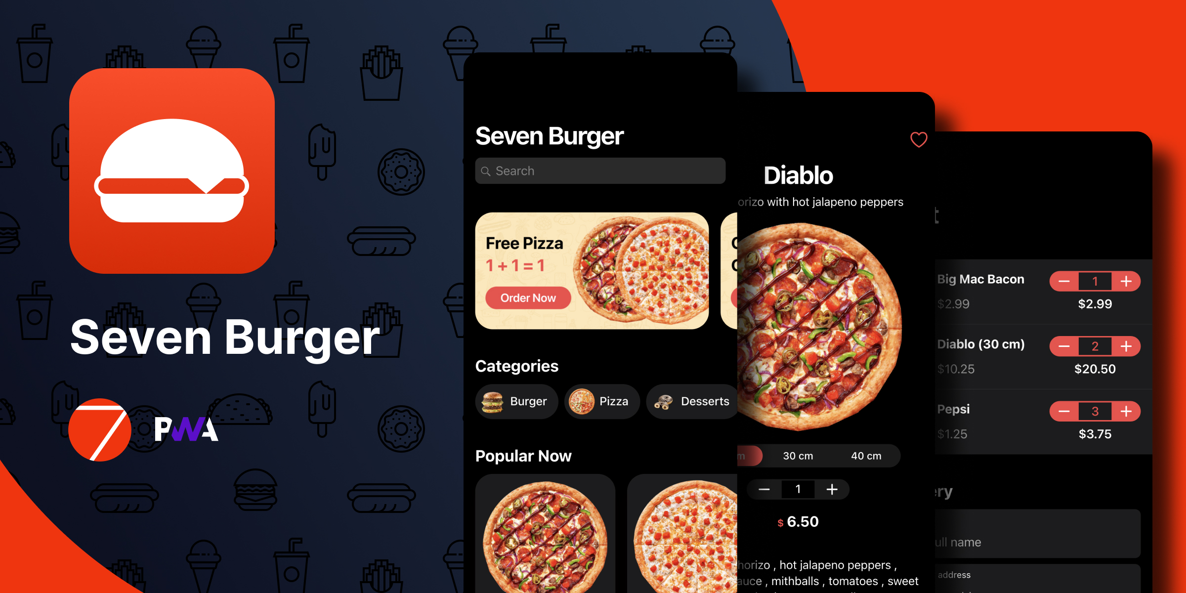 Seven Burger | UI Initiative
